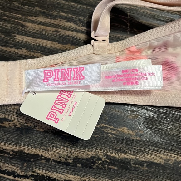 PINK Victoria's Secret | Intimates & Sleepwear | Nwt Pink Super Push Up ...